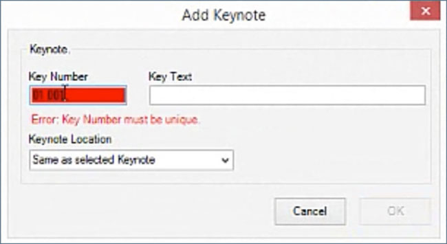 Masterkey For Revit Creating Custom Keynotes Masterspec
